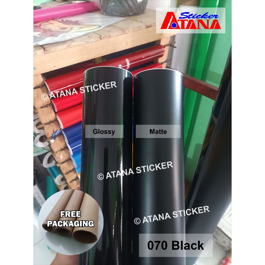 Jual Skotlet Hitam Glossy Doff Black 070 Gelap Dark Gloss Kilap Dop ...
