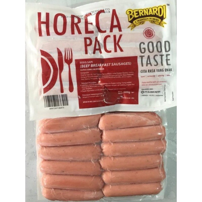 Jual Sosis cocktail bernardi 500g | Bernardi Beef Sausage| Bernardi ...