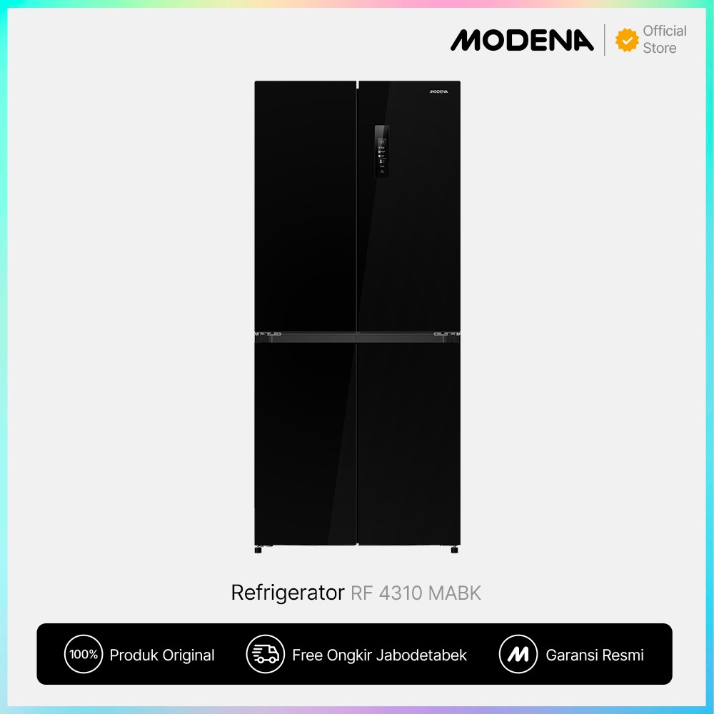Jual MODENA Refrigerator Multi-door - RF 4310 MABK | Shopee Indonesia