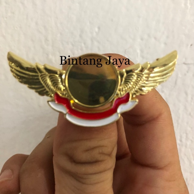 Jual Pin bross Wing Wings Polos Polosan tanpa logo kuningan Kwalitas ...