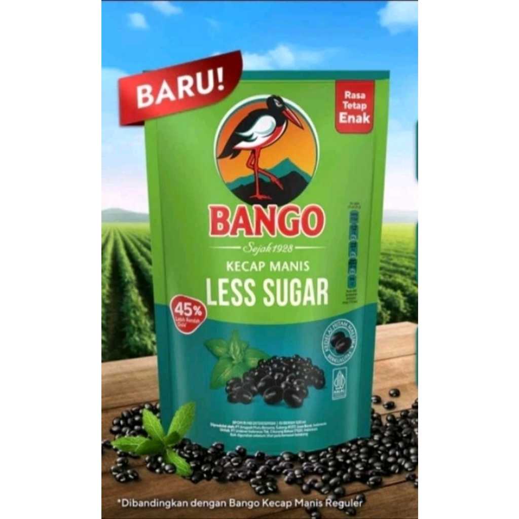 Jual BANGO LESS SUGAR 520ML | KECAP RENDAH GULA | Shopee Indonesia