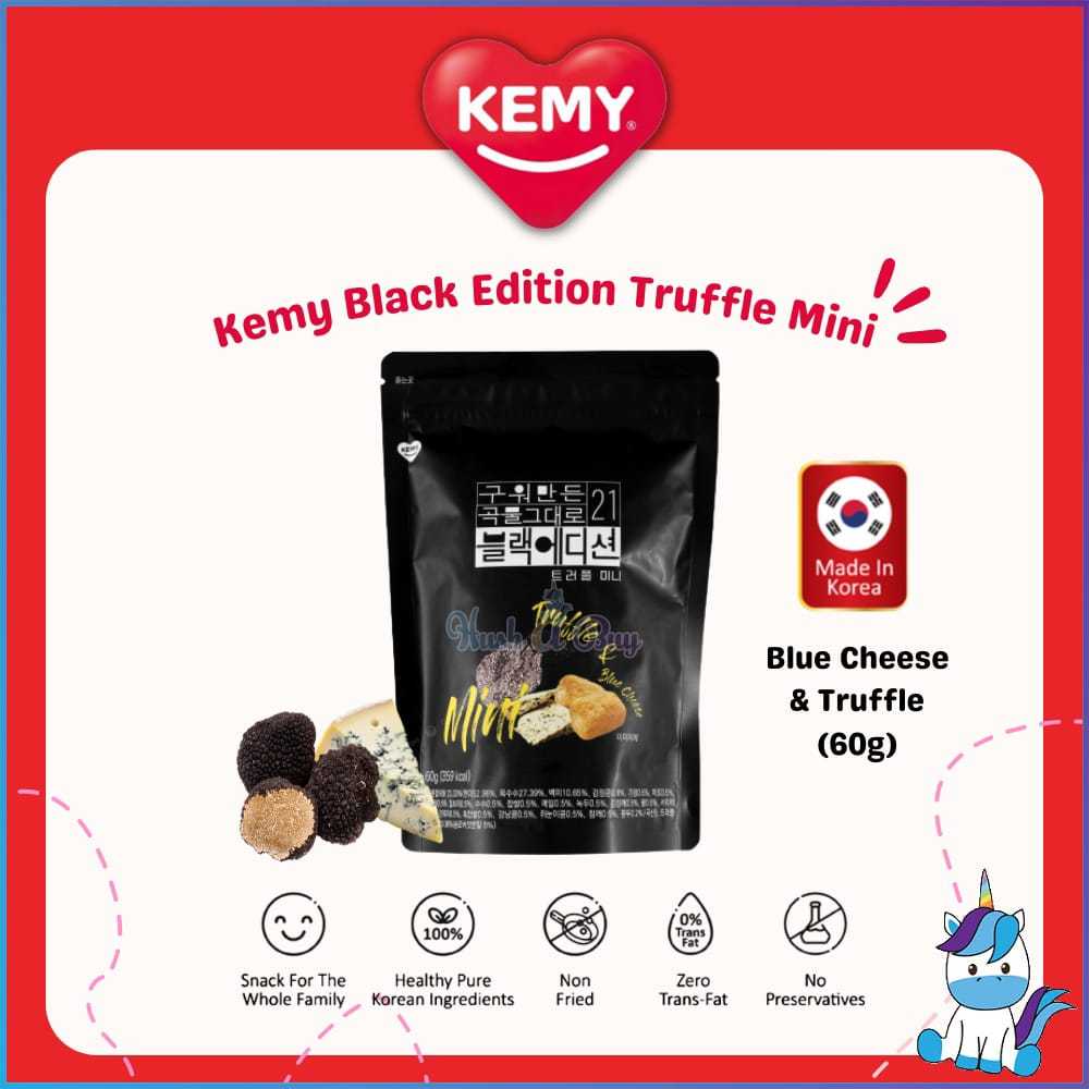 Jual Kemy Black Edition Blue Cheese & Truffle Mini (60g) | Shopee Indonesia