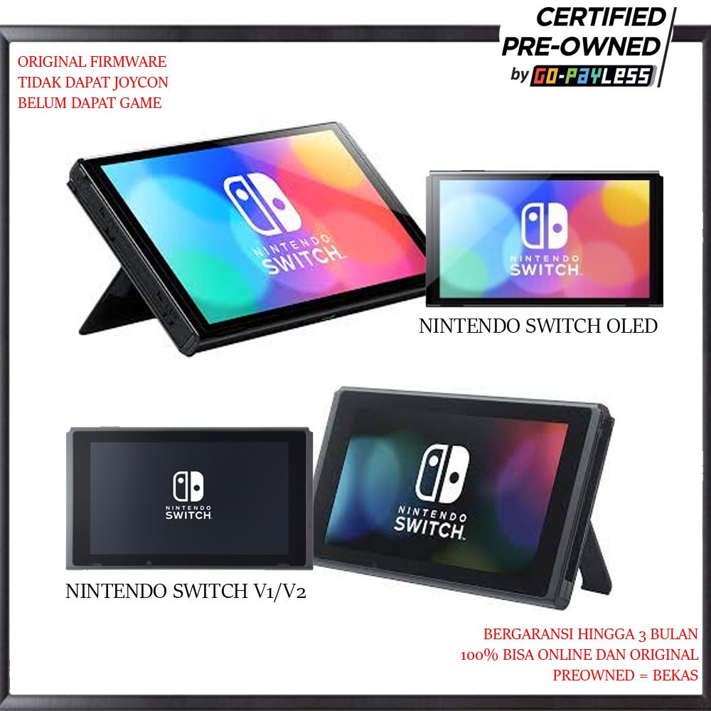 Jual Nintendo Switch Console TANPA Joycon (Preowned) | Shopee Indonesia
