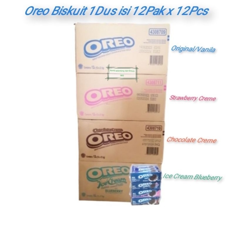Jual Oreo Biskuit 1Dus / Karton isi 12pack x 12 pcs | Shopee Indonesia