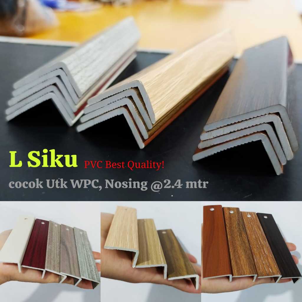 Jual L SIKU STEP NOSING L WPC L PVC SIKU TANGGA SIKU WPC KISI KISI 2.4 ...