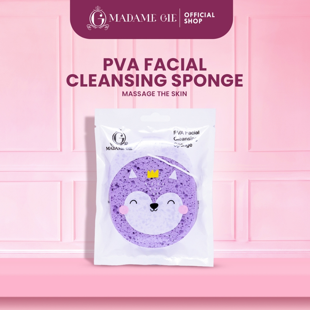Jual Madame Gie PVA Facial Cleansing Sponge Oval - Spons Pembersih ...