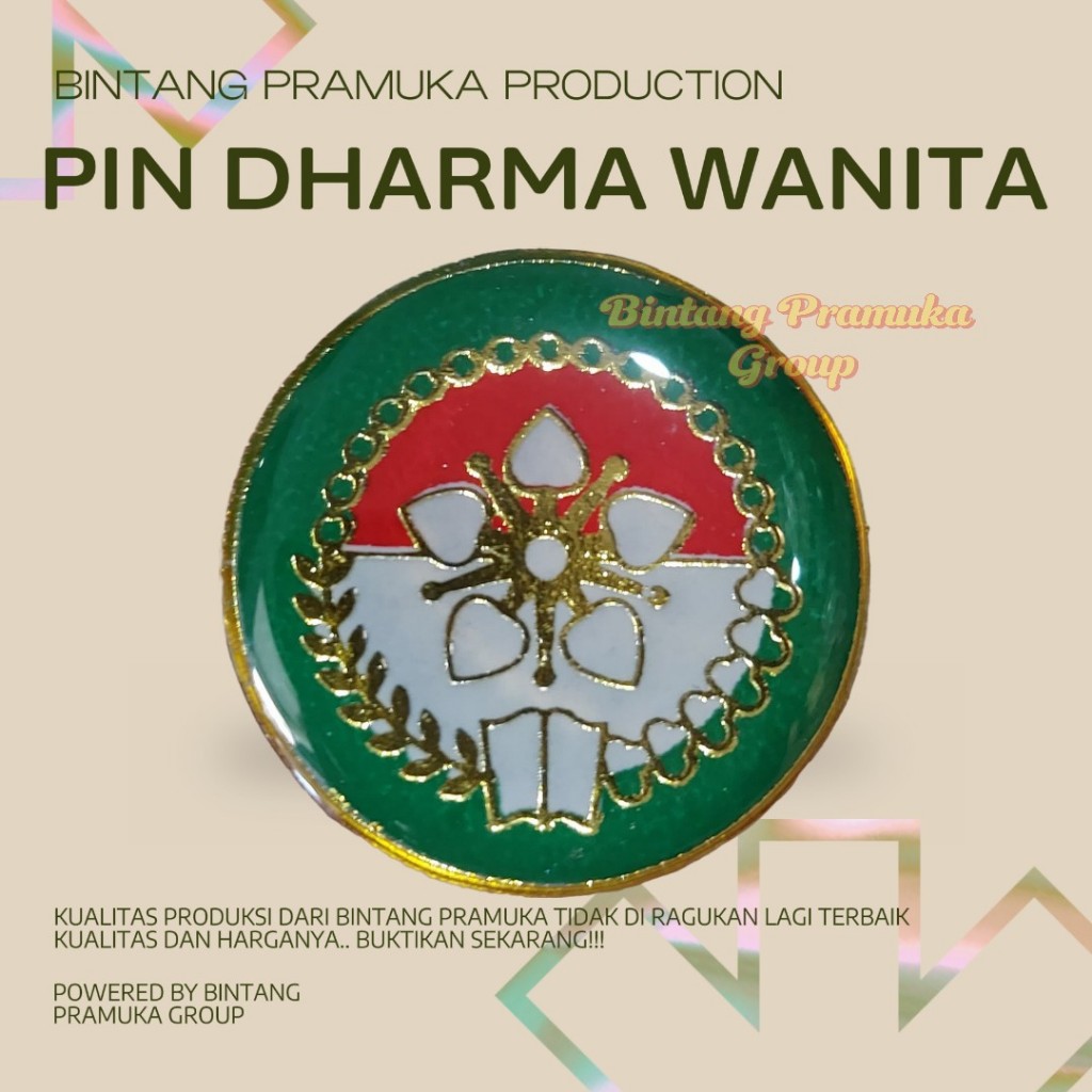 Jual Pin Bros Dharma Wanita Berkualitas Premium | Shopee Indonesia