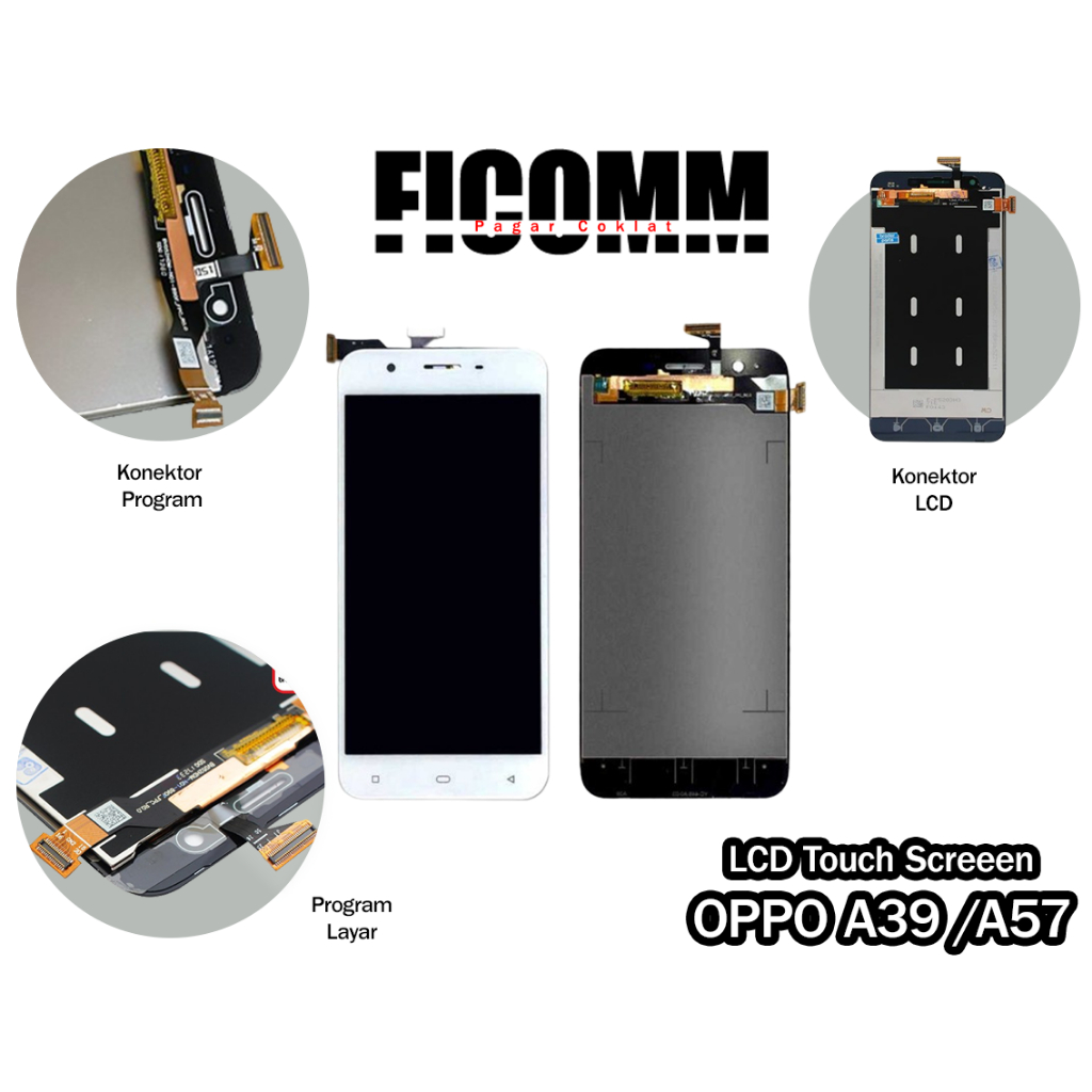 Jual Oppo A39/A57 LCD Touch Screen Layar Sentuh Hp,Original Material ...