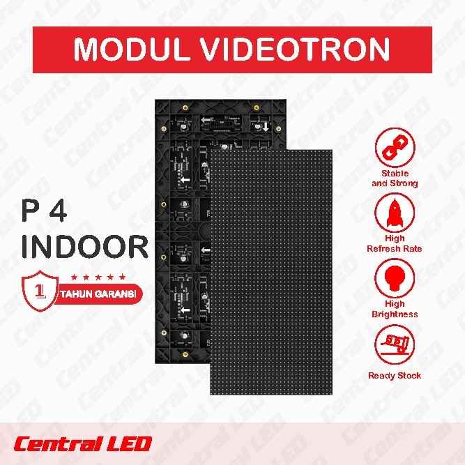 Jual MODULE PANEL VIDEOTRON P4 INDOOR - CENTRAL LED | Shopee Indonesia