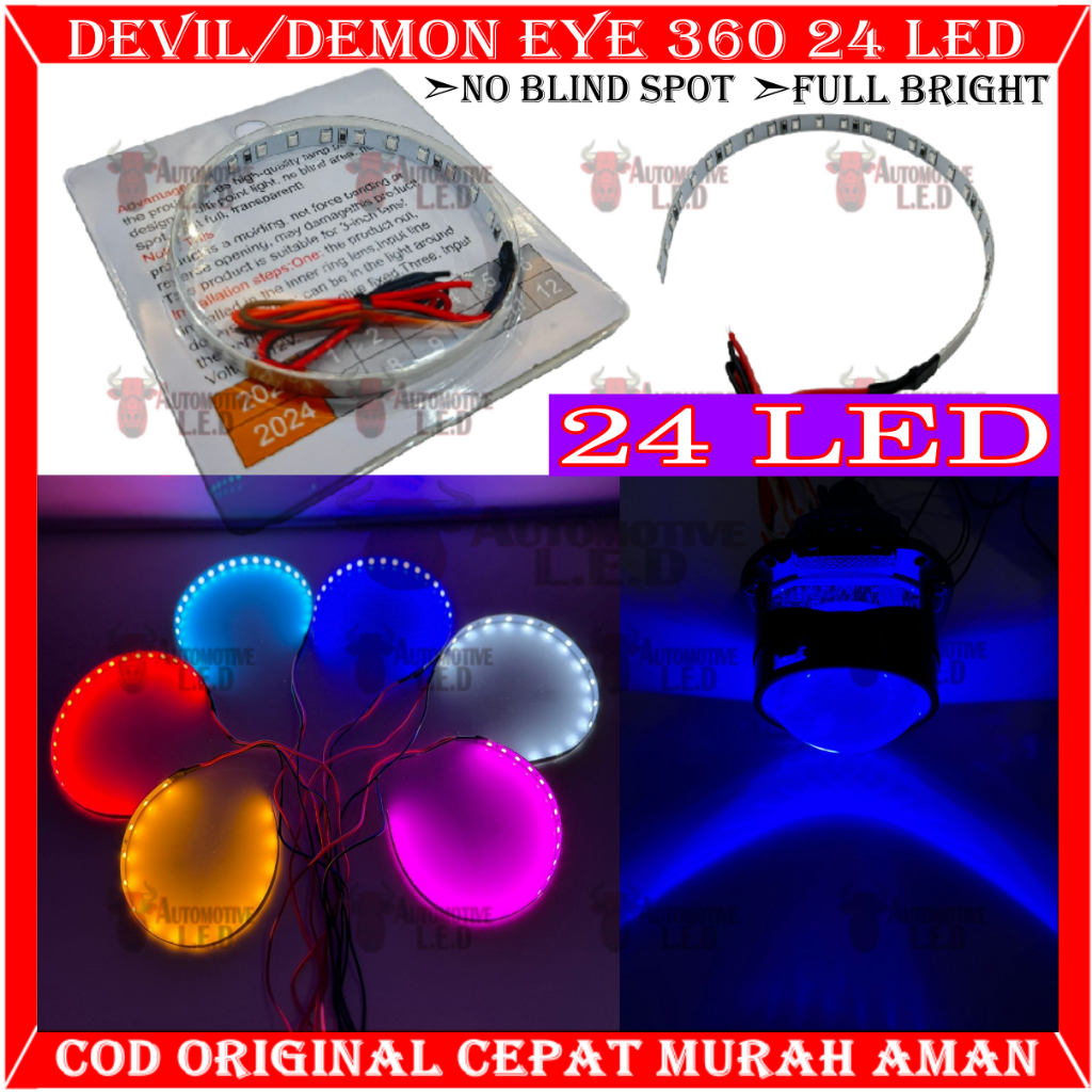 Jual ORIGINAL DEVIL EYE 360 | DE 360 | DEVIL EYE MOTOR MOBIL | DEVIL PROJECTOR | Shopee Indonesia