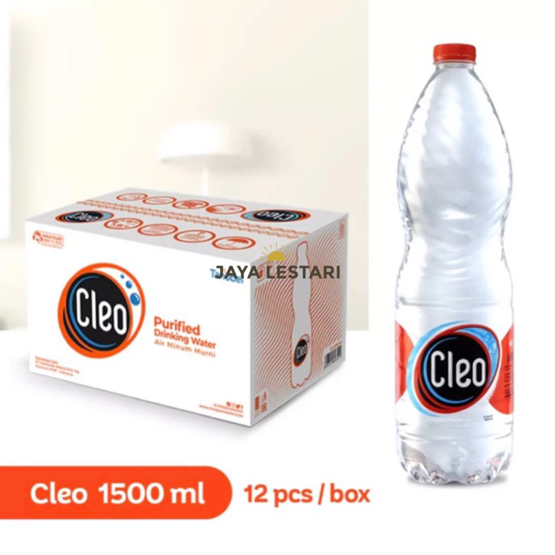 Jual Cleo Air Mineral Botol 1500ml (Isi 12/Karton) | Shopee Indonesia