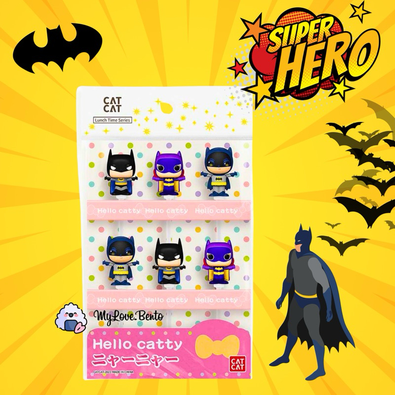 Jual Batman Food Picks Tusukan Bento Fruit Pick Garpu Buah Super Hero ...