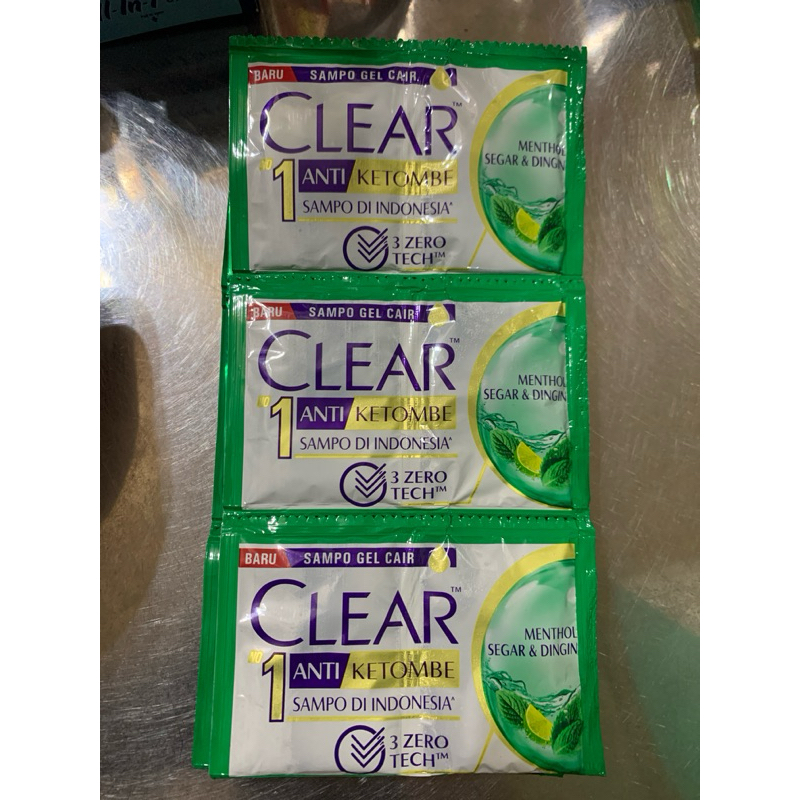 Jual SAMPO CLEAR RENTENG 9ml x 10 SACHET | Shopee Indonesia