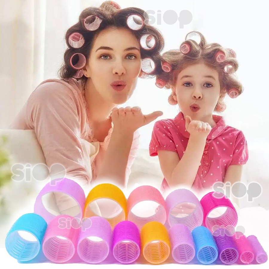 Jual Roll Hair Curler Rambut Keriting Curling Styling - Gulungan Rambut ...