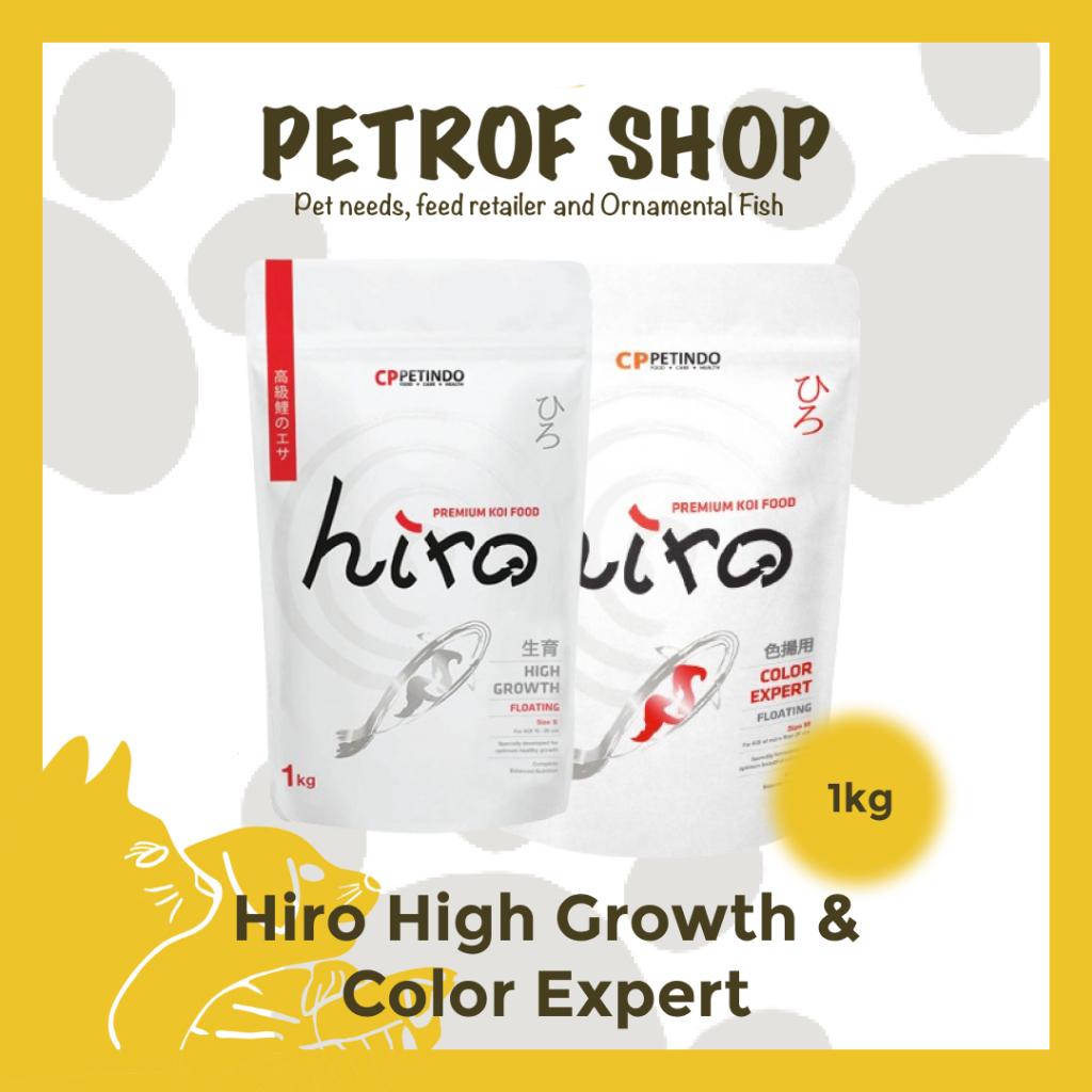 Jual HIRO PAKAN IKAN COLOR EXPERT DAN HIGH GROWTH 1KG | Shopee Indonesia