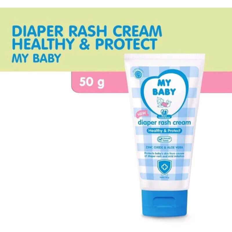 Jual My Baby Diaper Rash Cream 50 gr with Zinc ( kemasan baru biru muda ...