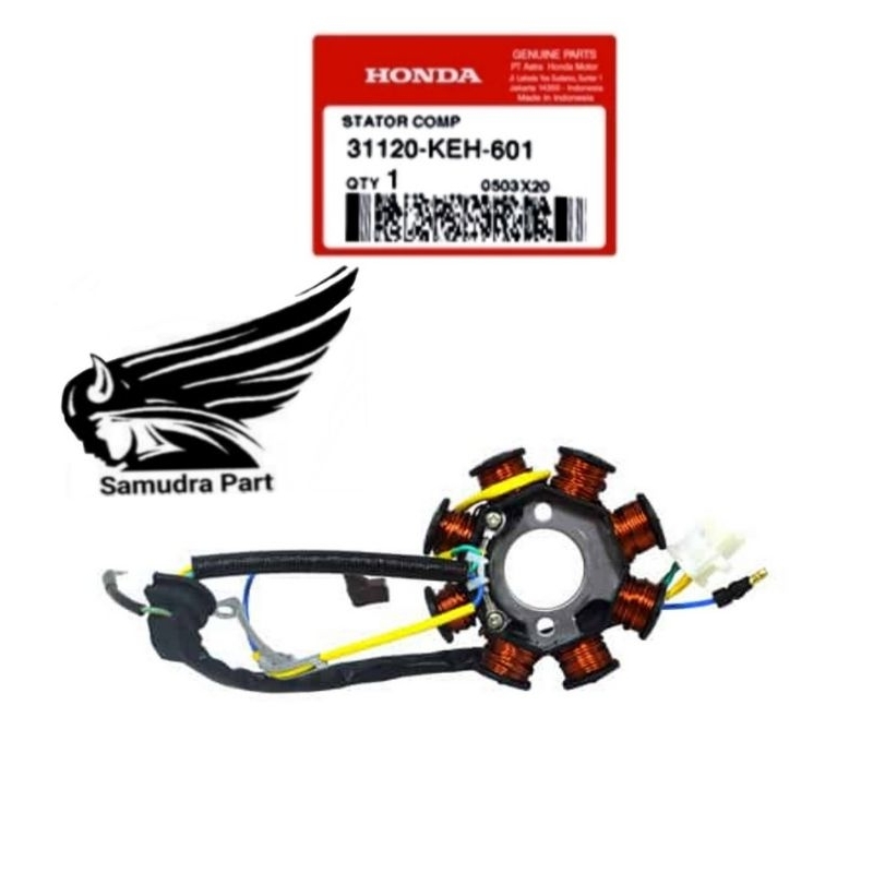 Jual Spul Spull Stator comp Megapro Primus original 31120KEH601 | Shopee Indonesia