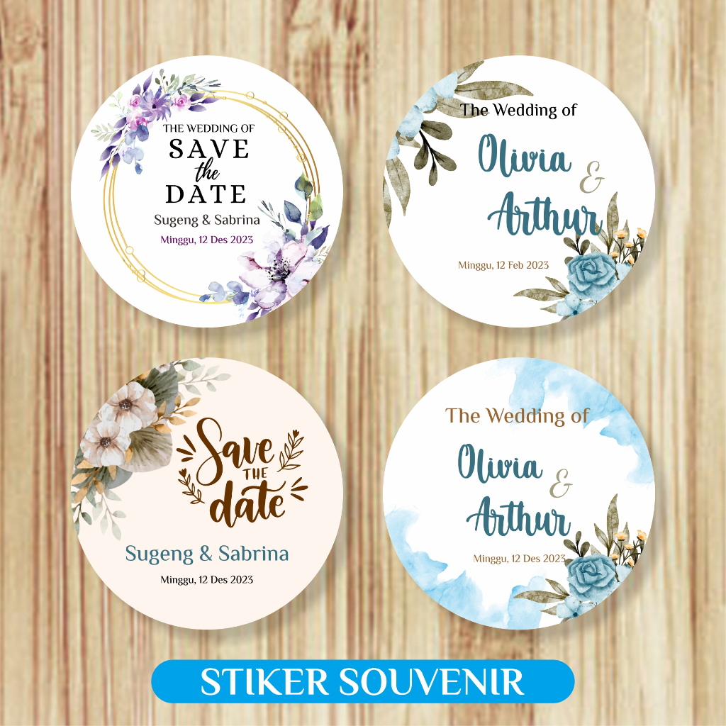 Jual Stiker Souvenir wedding | Shopee Indonesia