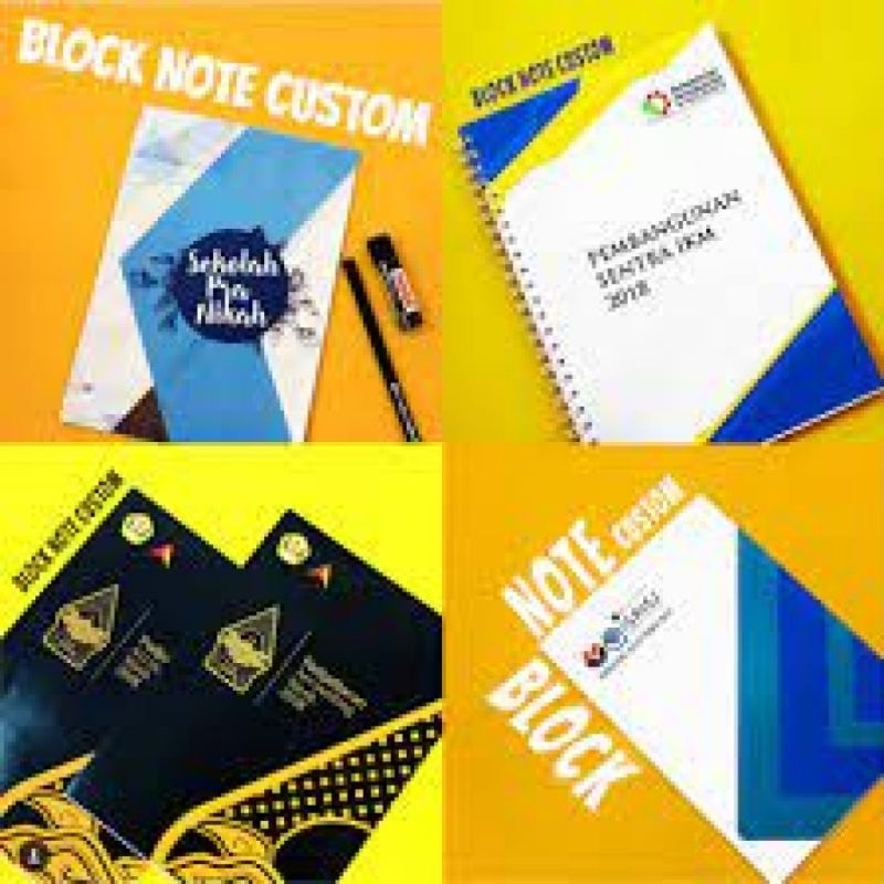 Jual Souvenir Block Notes Custtom Notebook Custom Blocknote A6 ukuran ...