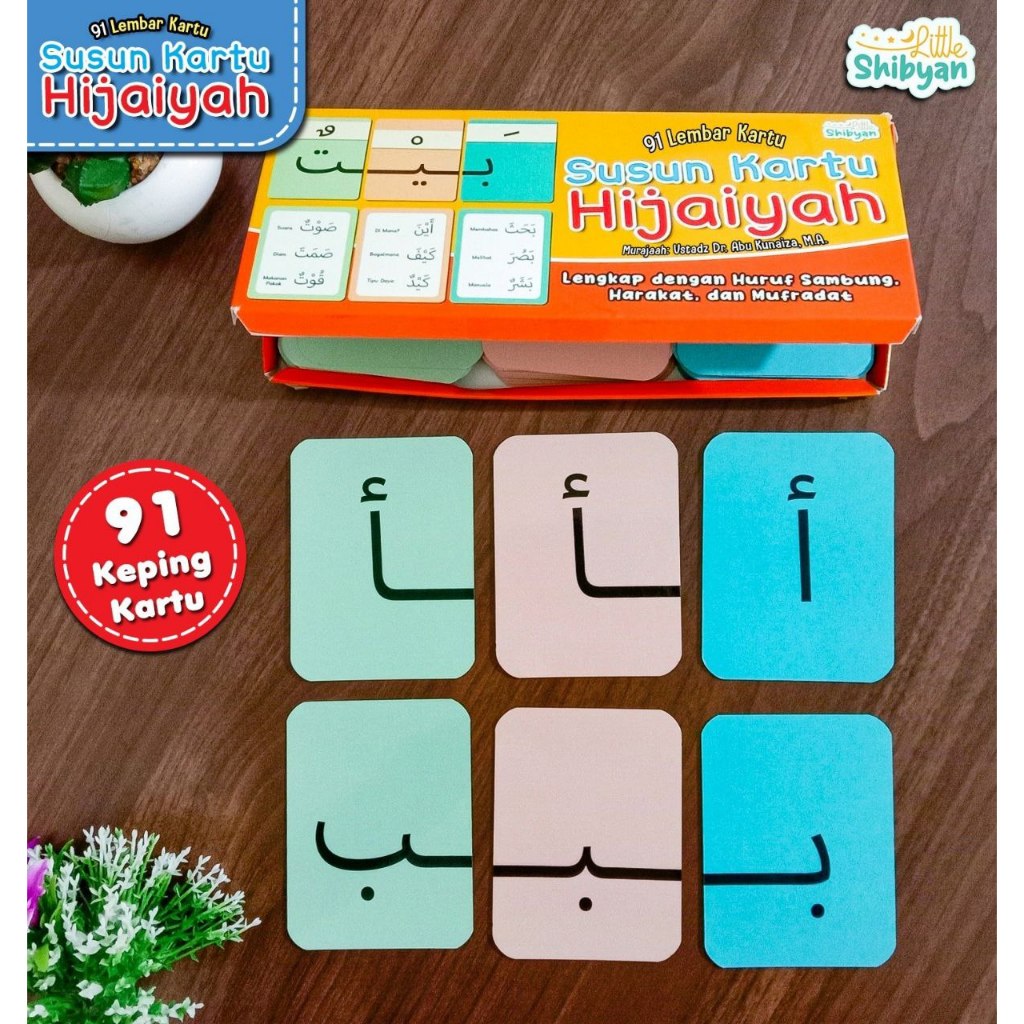 Jual Flash Card Susun Kartu Hijaiyah Lengkap Dengan Huruf Sambung ...