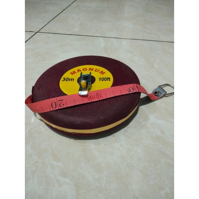 Jual Meteran Gulung 30 Meter x 100ft / Meteran Bulat / Meteran Kain ...