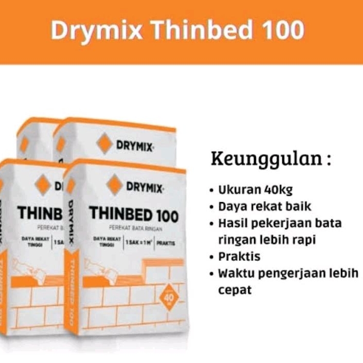 Jual DRYMIX PEREKAT BATA RINGAN 40KG | Shopee Indonesia