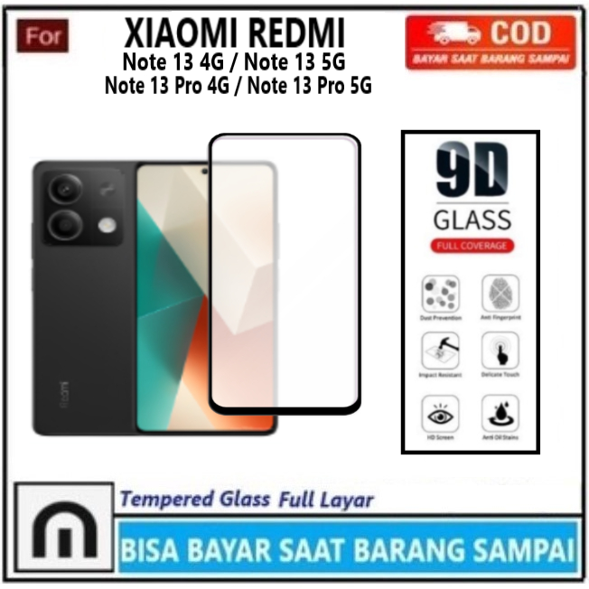 Jual Tempered Glass Xiaomi Redmi Note 13 4G Note 13 5G 13 Pro 4G 13 Pro ...
