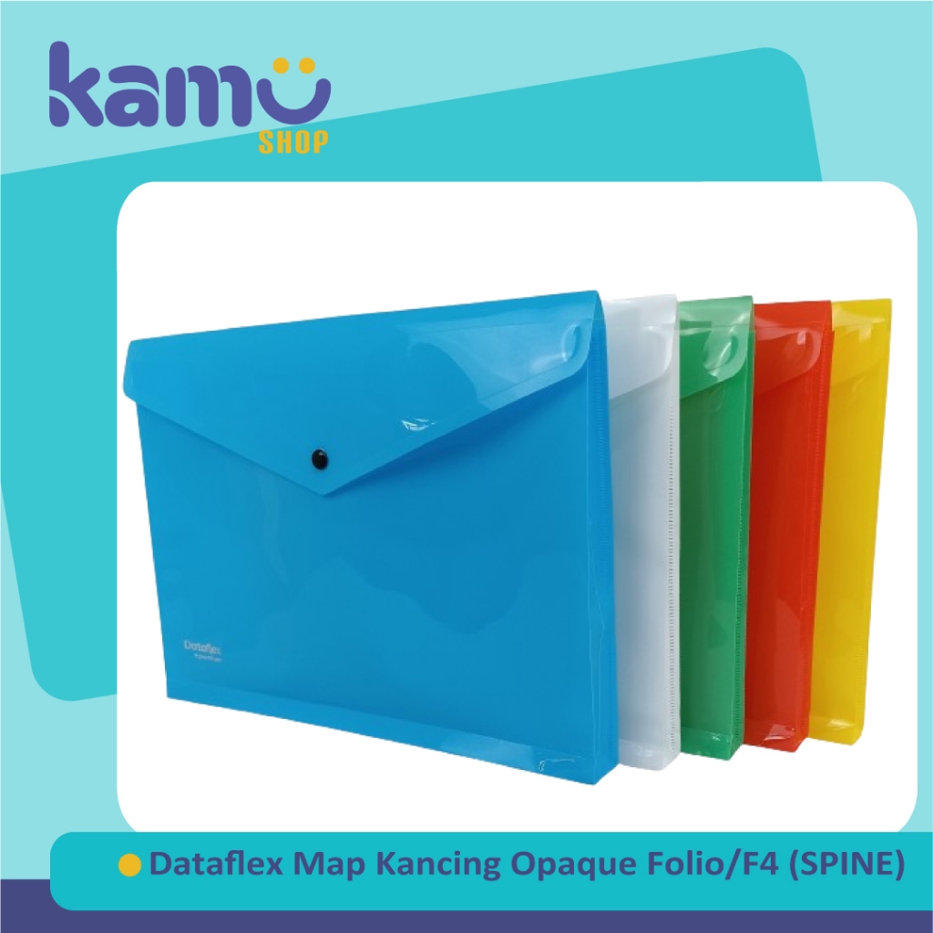 Jual Dataflex Map Kancing Opaque Premium Spine F4 / Document Bag Opaque ...