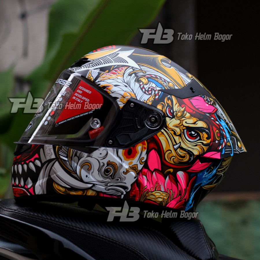 Jual HELM KYT TT Course Demon Samurai repaint DOFF | Shopee Indonesia