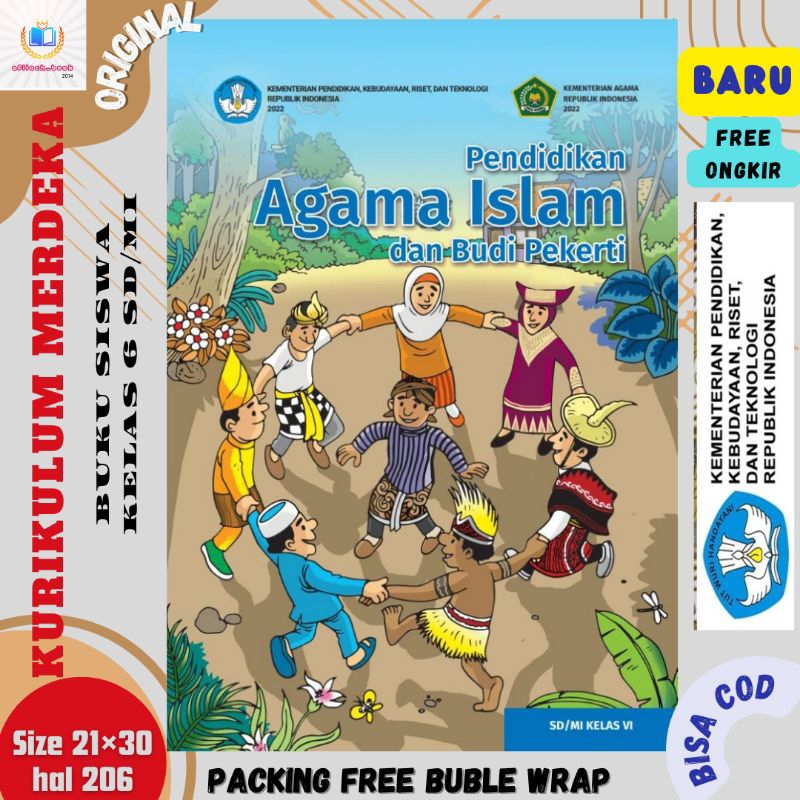 Jual Buku Siswa Pendidikan Agama Islam dan Budi Pekerti PAI Kelas 6 SD Kurikulum Merdeka ...