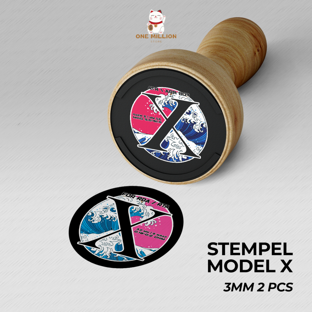 Jual Stempel Model X ISI 2 PCS | Shopee Indonesia