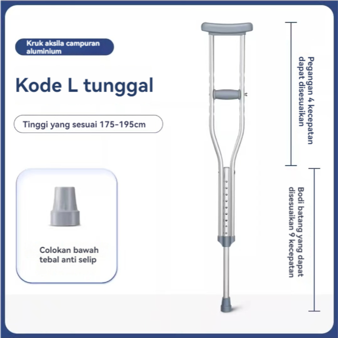 Jual Jutastore Alat Bantu Jalan Tongkat Kaki 4 Tongkat Jalan Tongkat ...