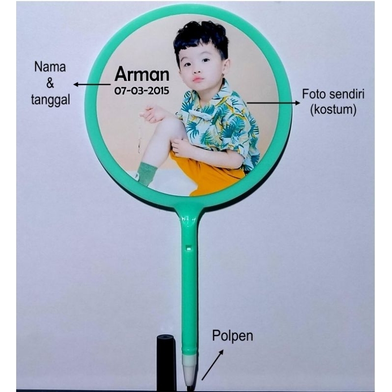 Jual Polpen Kipas | Kipas Polpes Kostum Bisa Request Foto/Nama/Tanggal ...