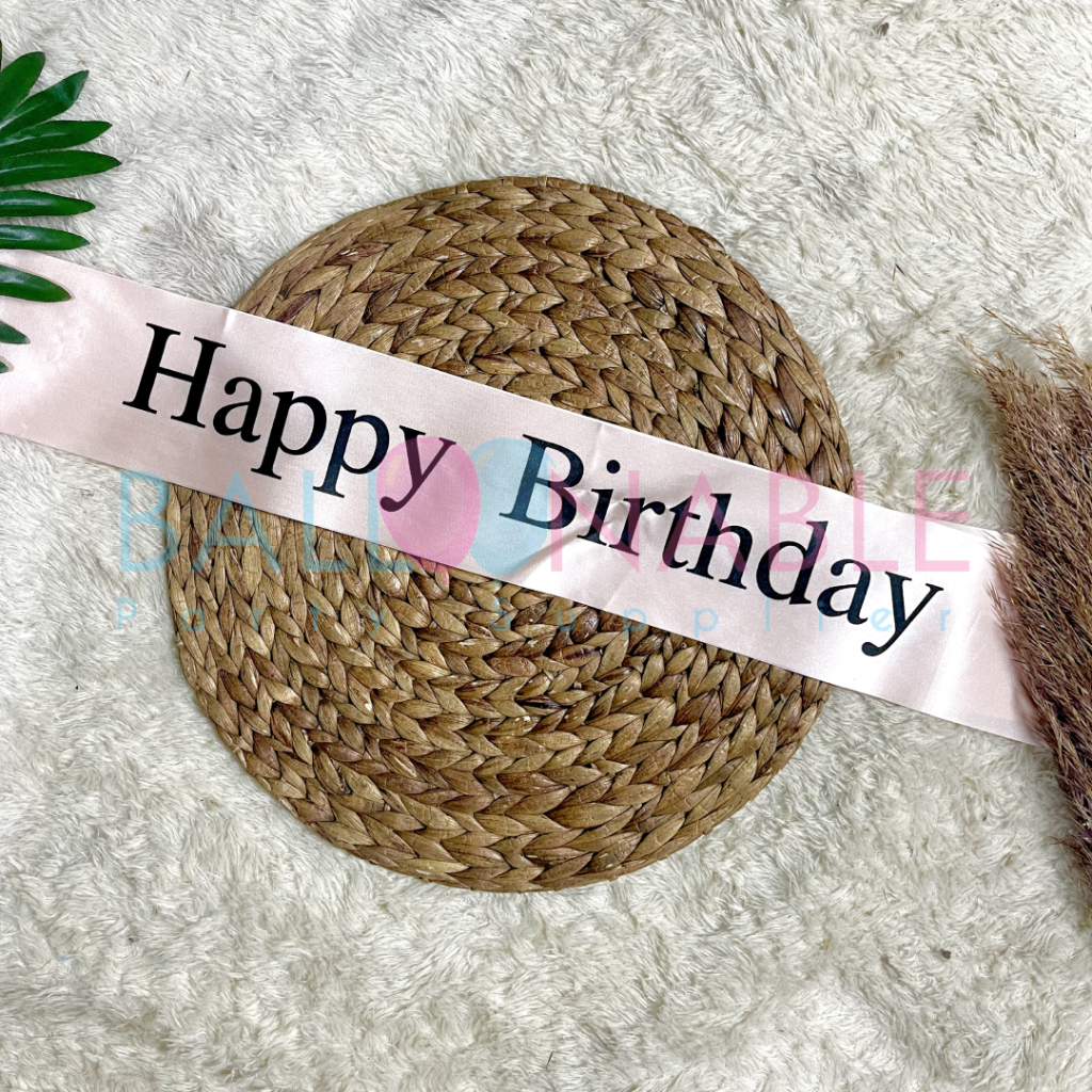 Jual Selempang Happy Birthday | Sweet Seventeen | Ulang Tahun SABLON ...