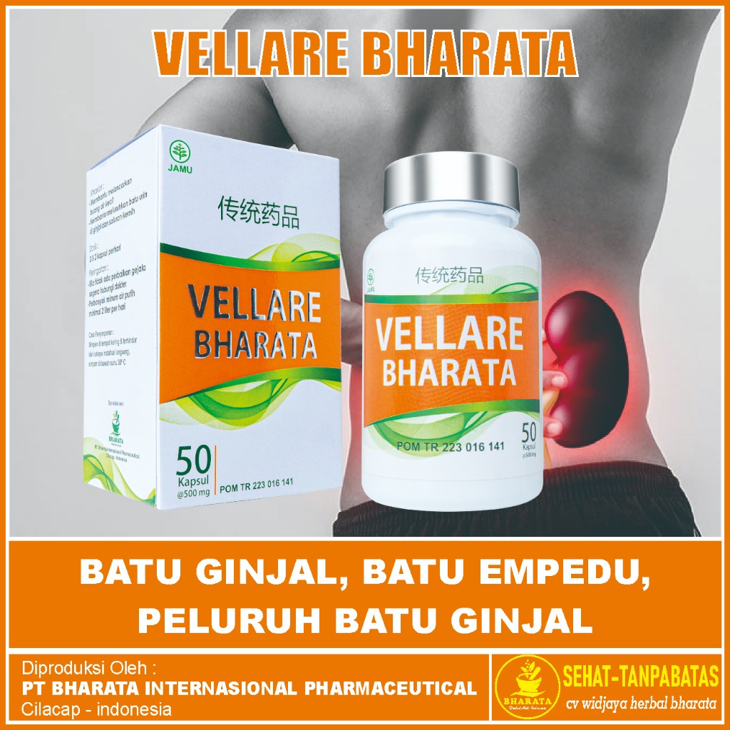 Jual VELLARE BHARATA - Obat Batu Ginjal Paling Ampuh | Original Bharata Herbal 100% Original ...
