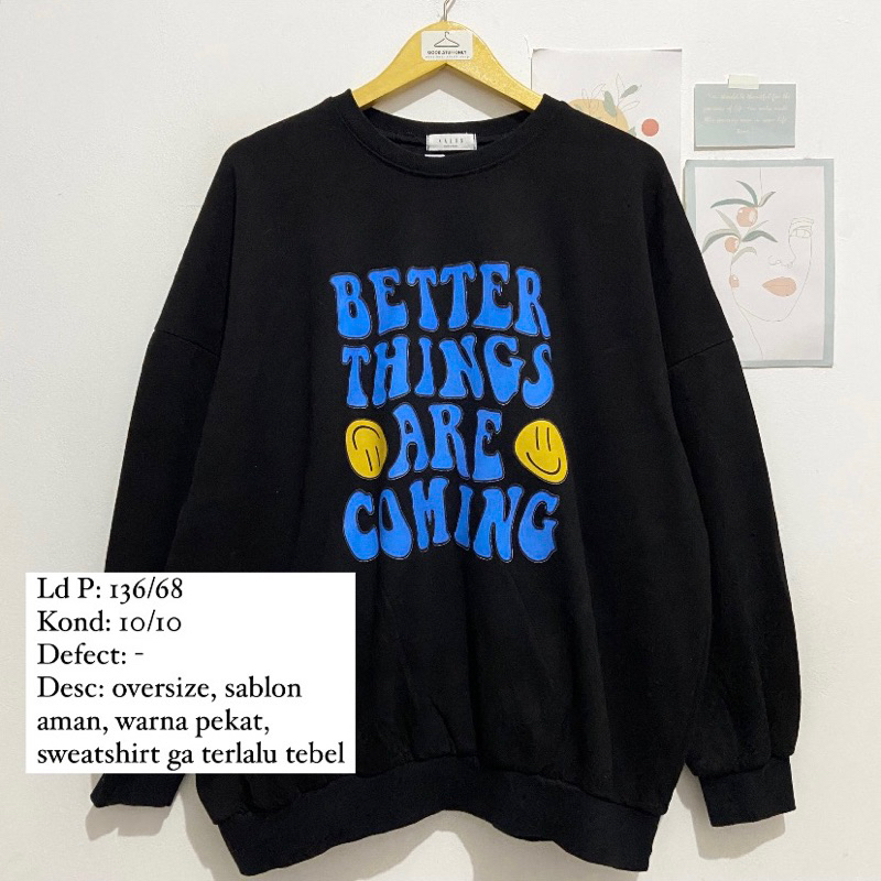 Jual [PART 2] ALL ITEM 85K SWEATER CREWNECK HOODIE OVERSIZE GEMOY ...