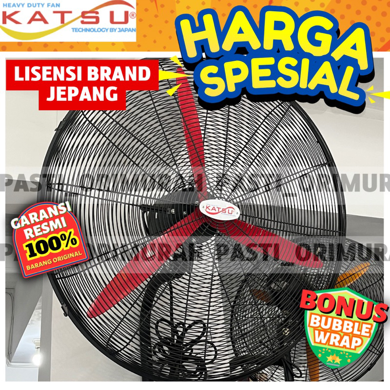 Jual Wall fan Katsu (lisensi brand jepang) kipas dinding wallfan 30 ...