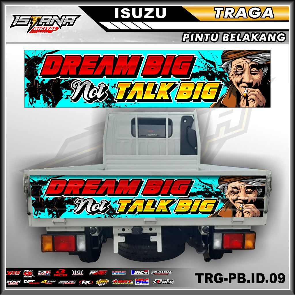 Jual Stiker Pintu Belakang Pick Up TRAGA - Sticker Variasi Pintu ...
