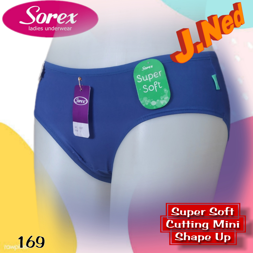 Jual J169 (3-12 pcs) Sorex Celana Dalam Wanita Dewasa, Celana Dalam Perempuan Size M L El Ql ...