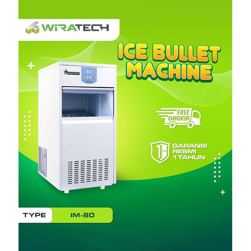 Jual Wirastar Ice Bullet Maker IM-80 / Mesin Pembuat Es Batu Tube ...