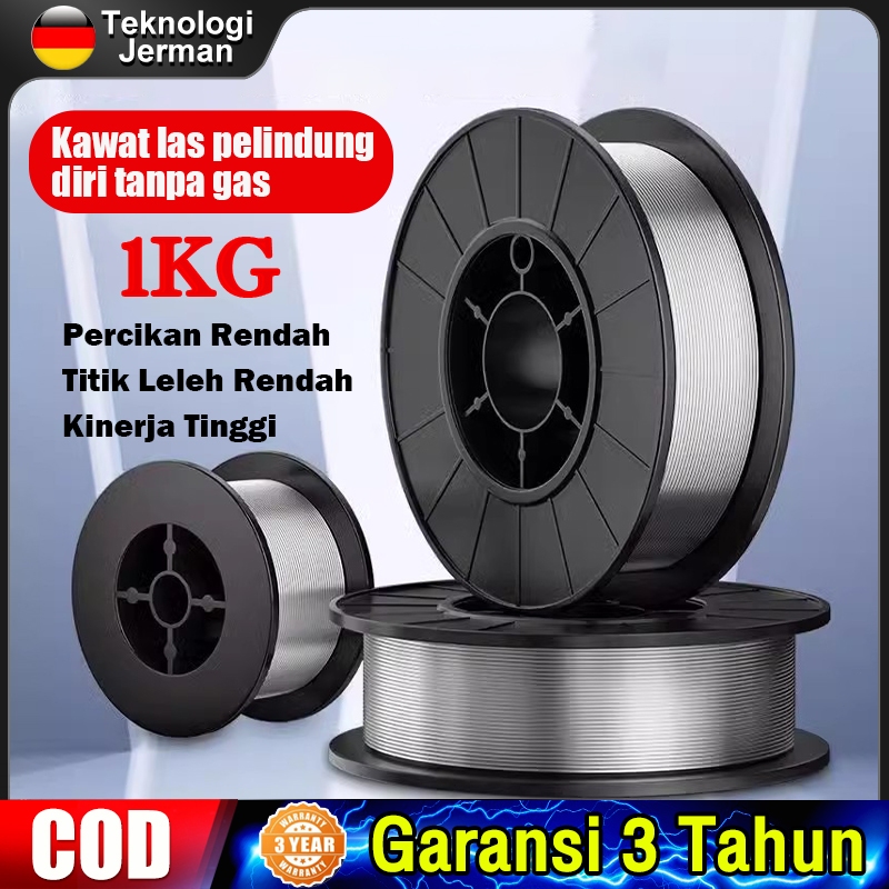 Jual Kawat Las Flux Core Wire Gasless Kawat Las Mig 1 Kg Full Ukuran 1MM | Shopee Indonesia