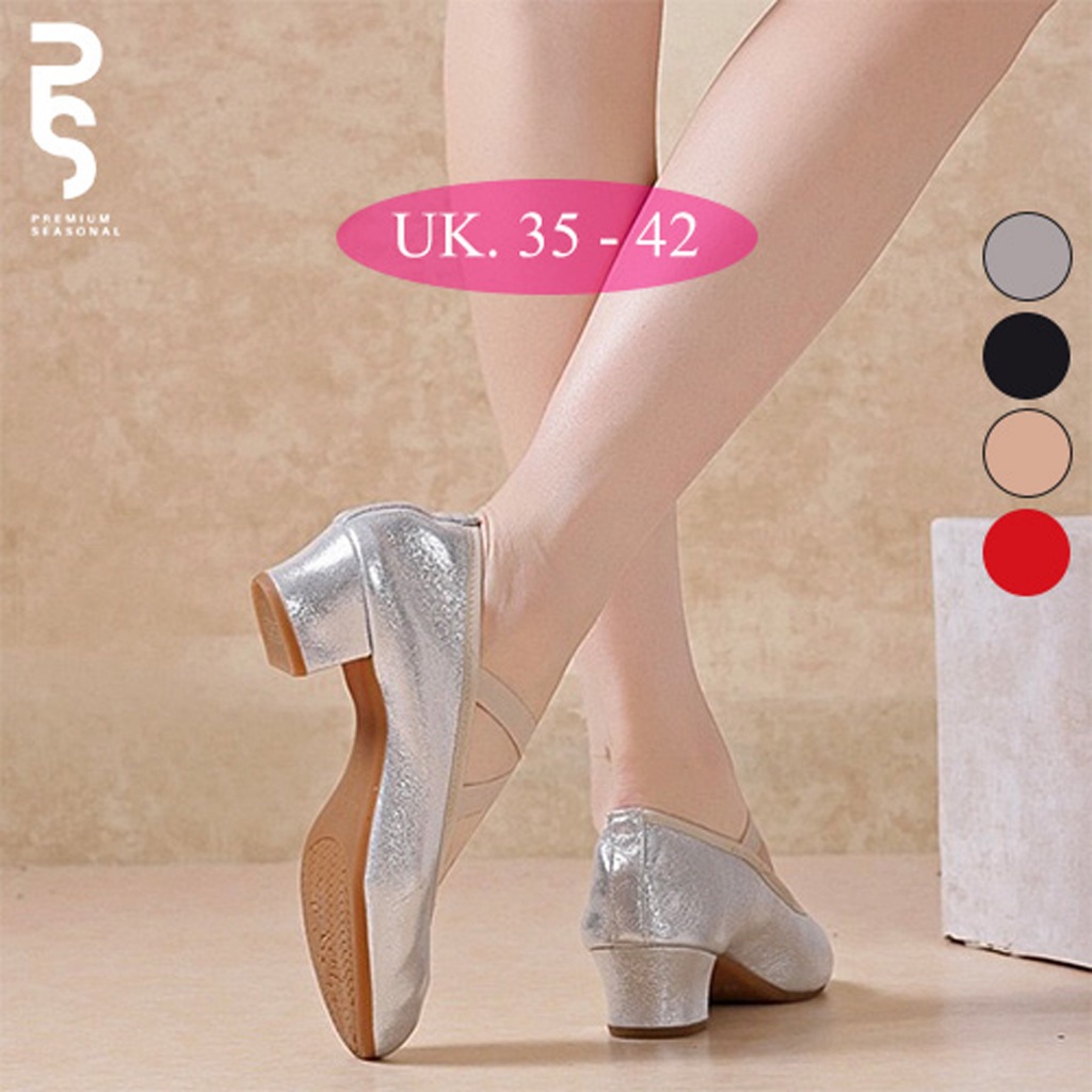 Jual GRISELLE - Sepatu Dansa Wanita Latin/ Line Dance Heels Anggun ...
