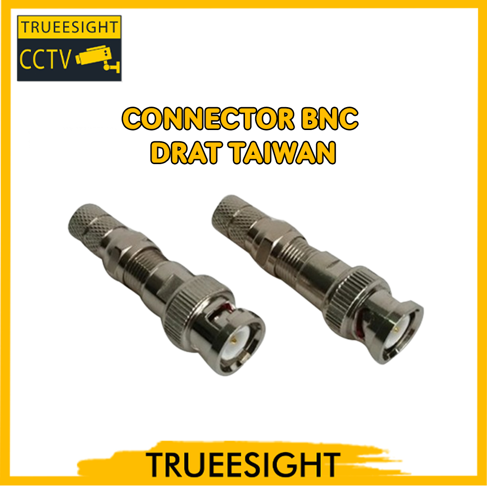 Jual Connector BNC Drat Taiwan Original Konektor CCTV Berkualitas ...