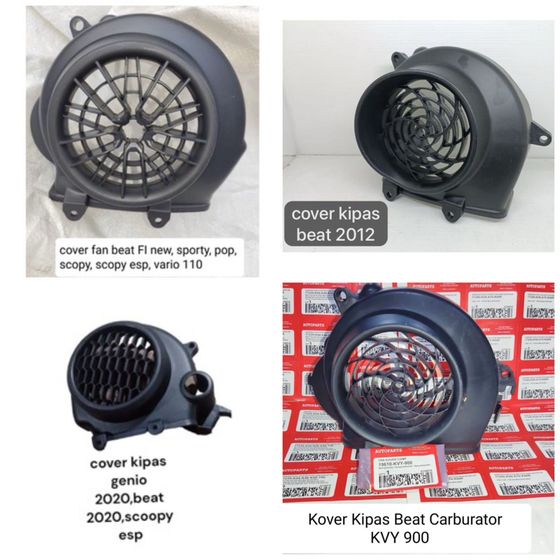 Jual Spinner Cover kipas Beat Scoopy Mio Aluminium bisa Semua Motor ...