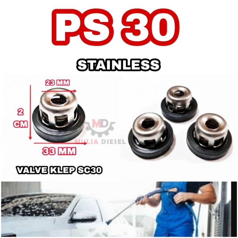 Jual Seal Sil Karet Valve Klep Steam Jet Power Sprayer SC30 PS30 BESI ...