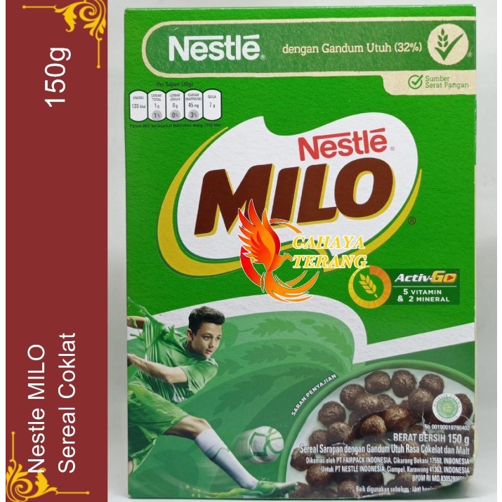 Jual Nestle MILO Sereal Coklat 150g Cereal Gandum Rasa Cokelat dan Malt ...