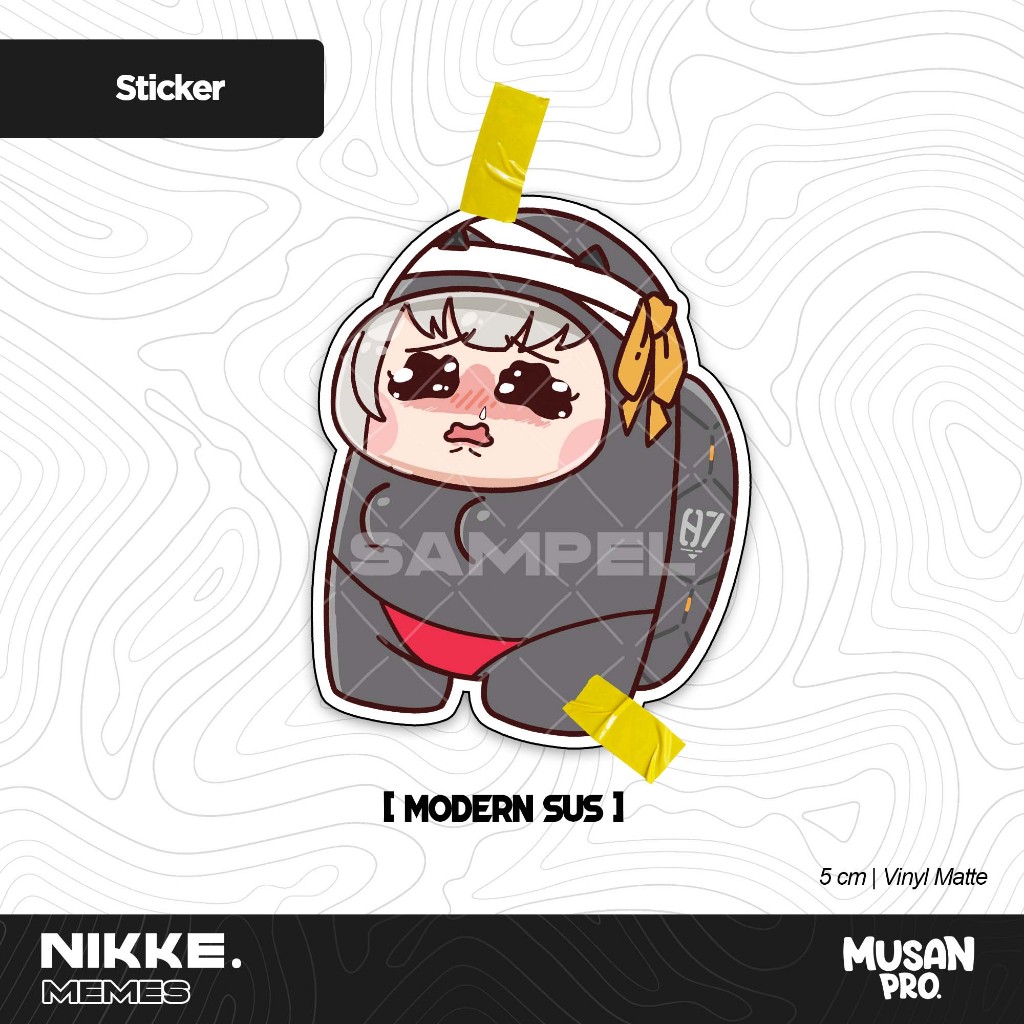Jual Sticker NIKKE - Modernsus - Modernia - Musan | Shopee Indonesia