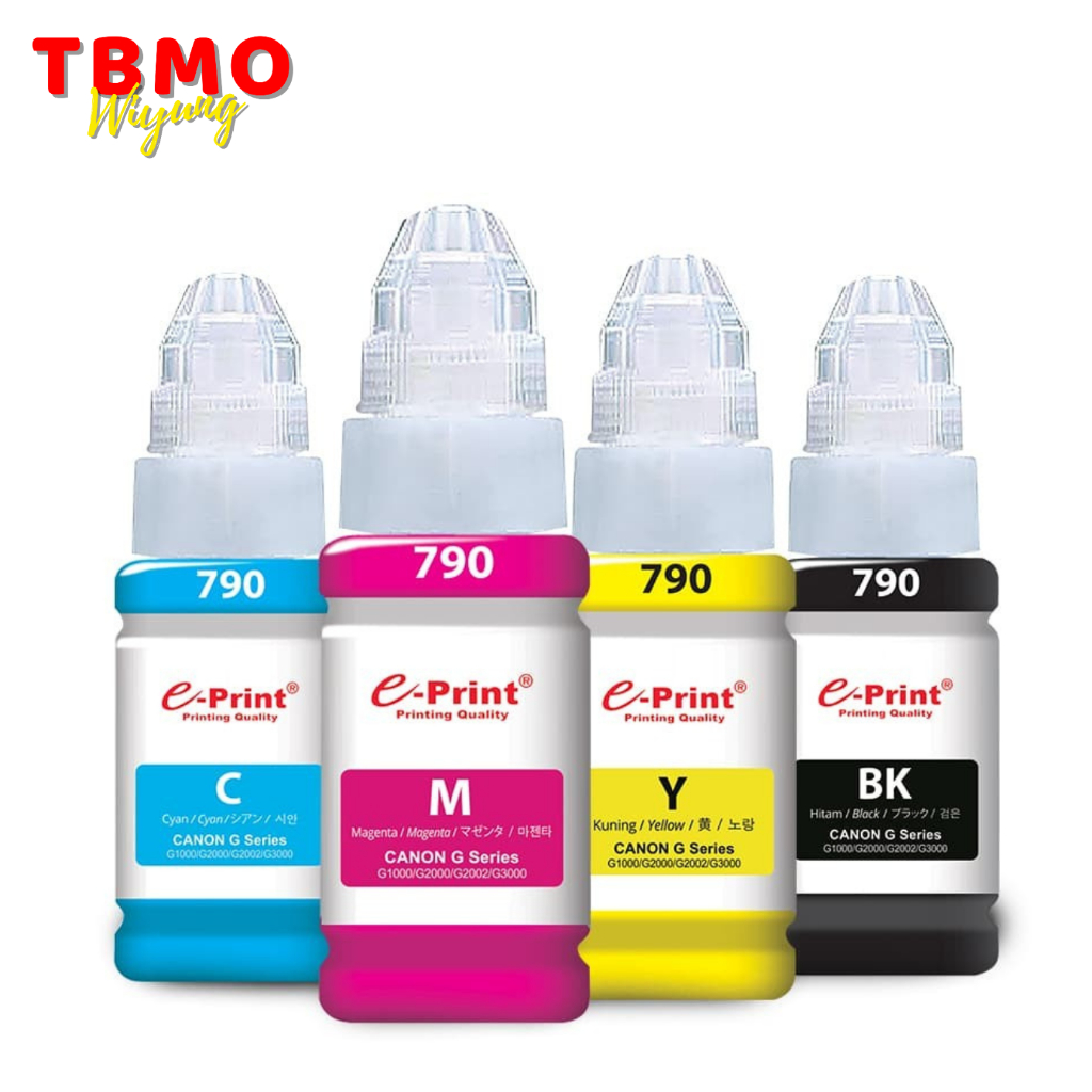 Jual TBMO Tinta E-Print G Series 80ml type 790 / Tinta Canon G 790 ...