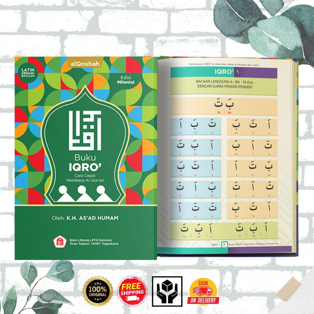 Jual Buku Iqro' Edisi Milennial - Iqro Transliterasi Latin - Buku Iqro ...