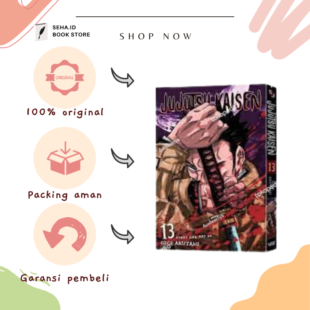 Jual Komik Jujutsu Kaisen (Volume 1-13) - Gege Akutami [ORIGINAL] | Shopee Indonesia